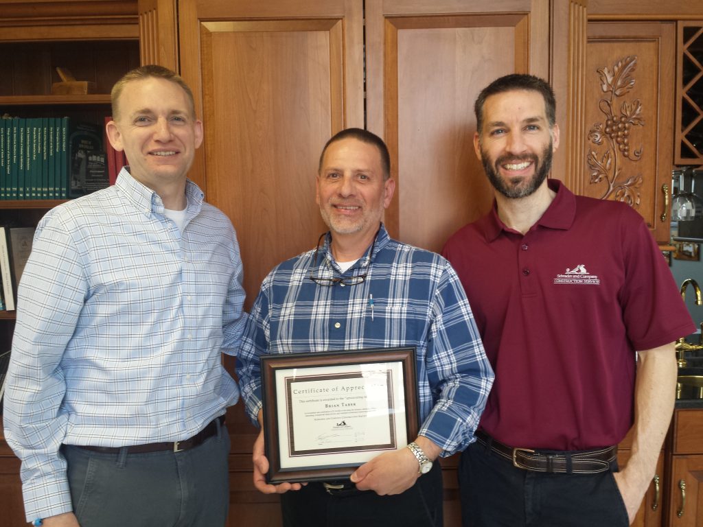 Congratulations, Brian Taber! - Schrader and Company